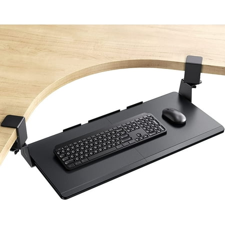 Keyboard Tray Under Desk, Ergonomic Corner Keyboard Tray with 45 ...
