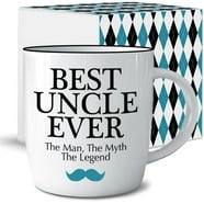 Bearded Funcle Best Funny New Uncle Ever White Ceramic Mug Good Ideas ...