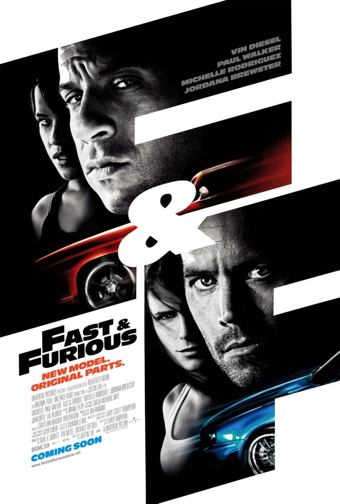 Fast And The Furious Movie Poster 16in x 24in 16x24 Multi-Color Square ...
