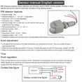 110V-240V Outdoor Wall Motion Sensor Switch Light Lamp LED PIR Infrared ...