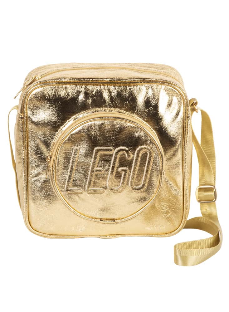 LEGO Unisex Brick Crossbody Gold - Walmart.com