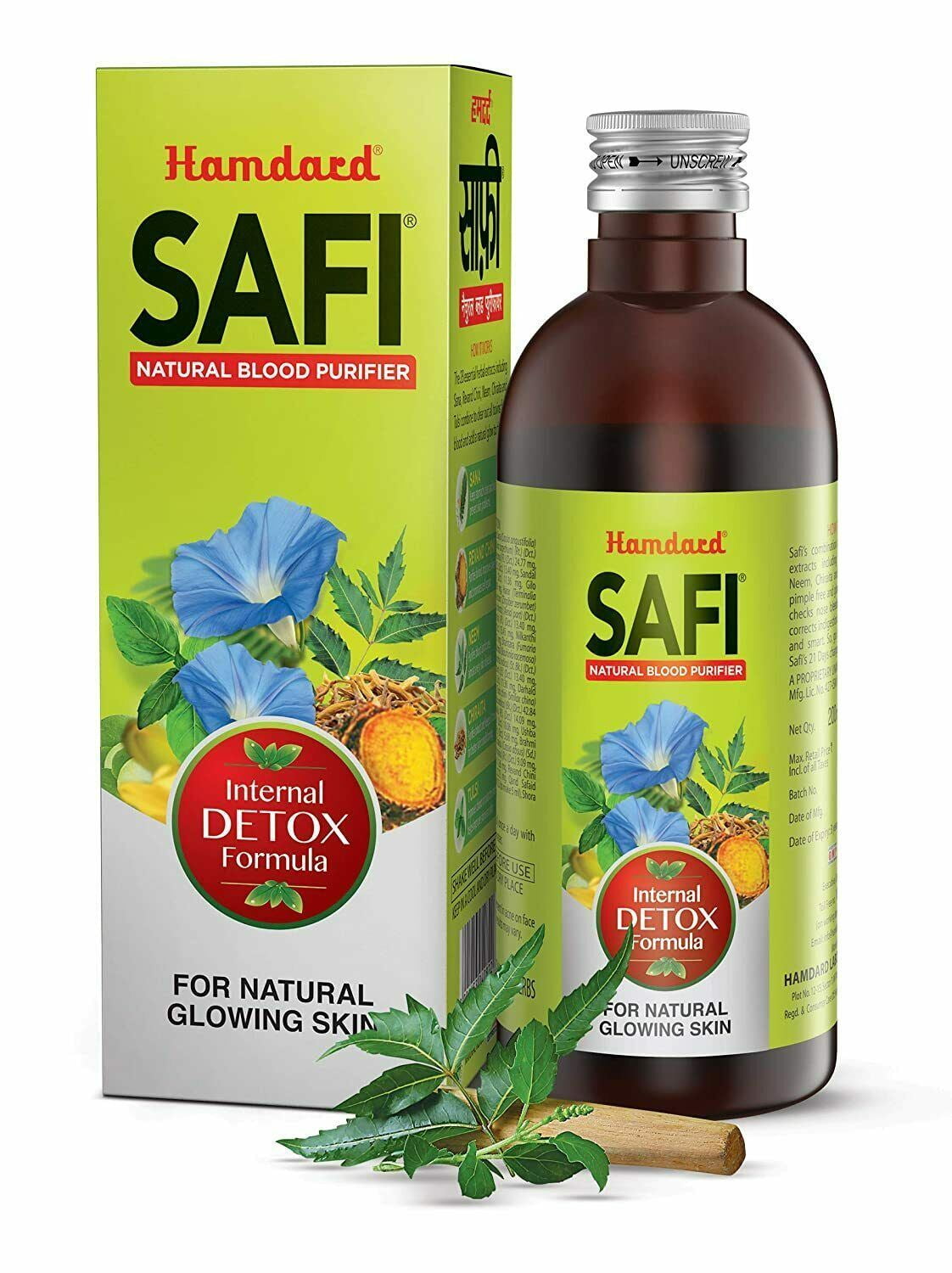 Hamdard Safi Syrup 500ml FDA Approved Herbal For Blood Purifier Acne Treatment - Walmart.com