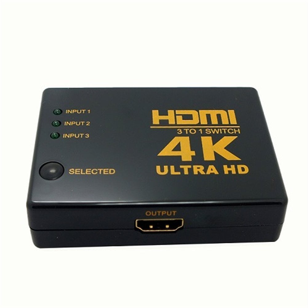 FrontTech 3 in 1 out HDMI-compatible Switch Hub Switcher, 3-Port HDMI ...