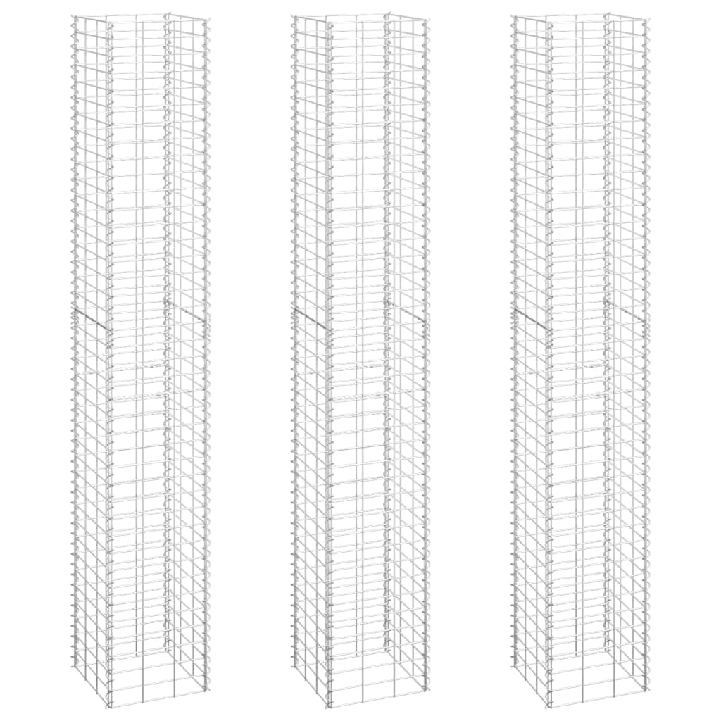 Click here for Vidaxl Gabion Raised Beds 3 Pcs 30x30x200 Cm Iron... prices