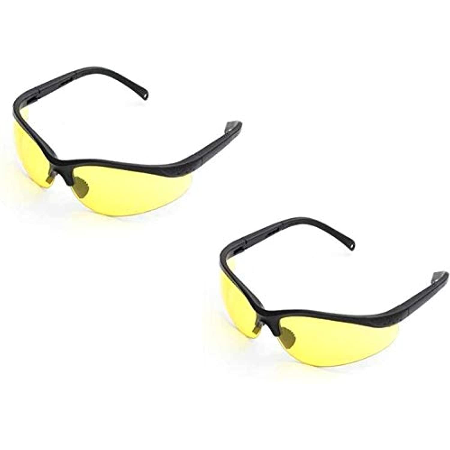 UV Protection Adjustable Safety Glasses with Yellow Tint Great For Use ...