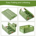 6-Pack Mini Plastic Crates,folding storage crate,Mini Plastic Baskets ...
