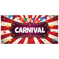 Carnival Backdrop Stars Stripes Banner Decoration Party Supplies ...