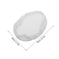BESTYASH Beige Flannel Stool Cushions Rectangle Stretchable Bar Stool ...