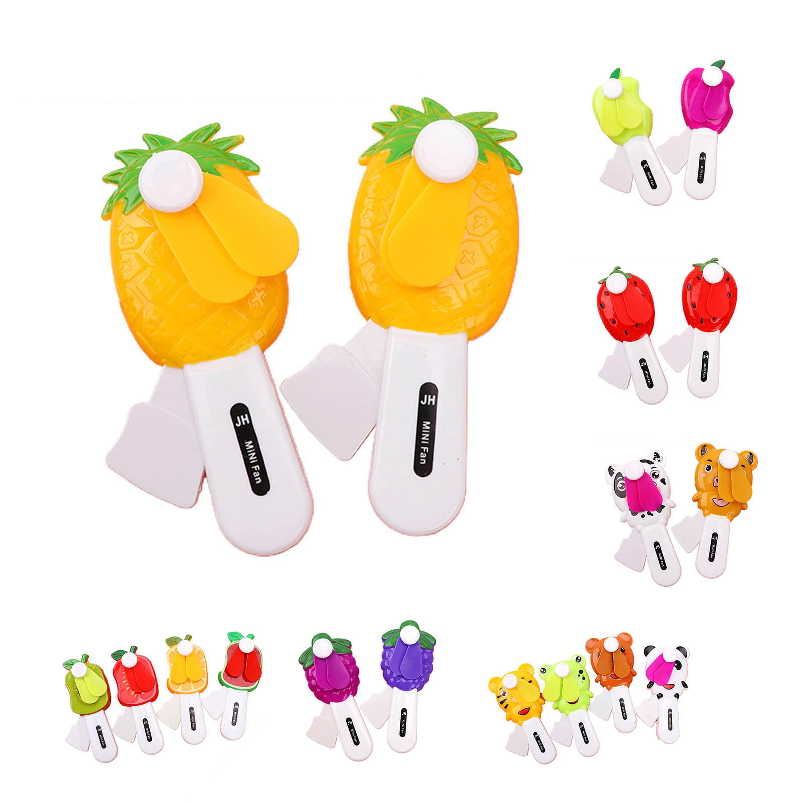 Shenmeida Mini Handheld Baby Fan Toy Fruit Shape Eye-catching Colorful ...