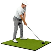 Costway Large 5x4 FT Golf Practice Driving Mat, Indoor/Outdoor ...