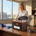 ERBAO 24 Pockets Expanding File Folder with Blank Labels, According ...