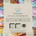 Sensy Candy Yarn, 3.5 oz, 251 Yards, Multicolor Yarn for Crocheting and ...