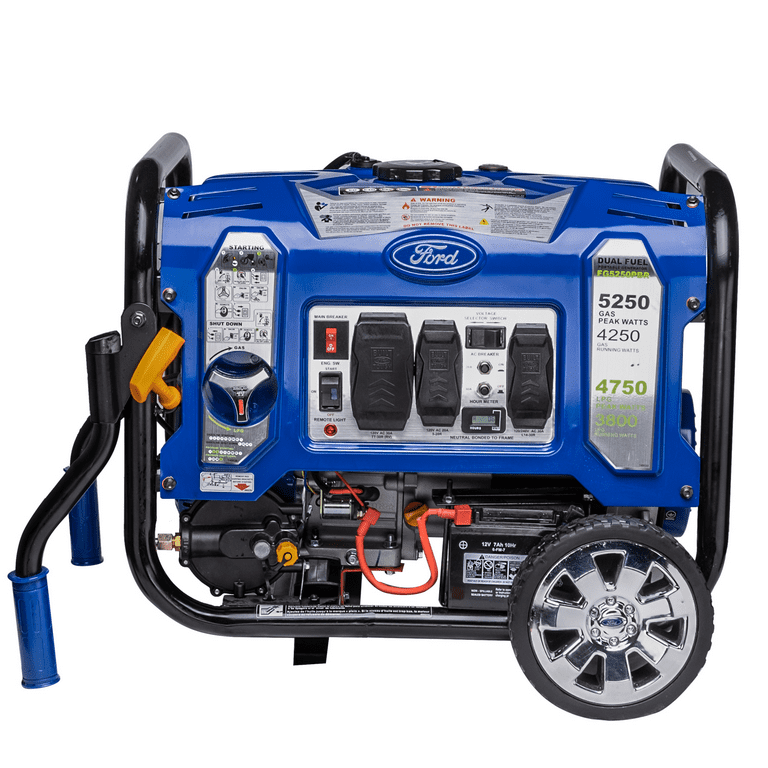 Ford 5,250-Watt Dual Fuel Portable Generator With Wireless, 44% OFF