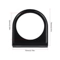 52mm Single Hole Gauge Holder Bracket for Car, Black Iron Meter Mount ...