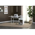 Sew Ready Pro Line Wood Sewing Table with Storage in White - Walmart.com