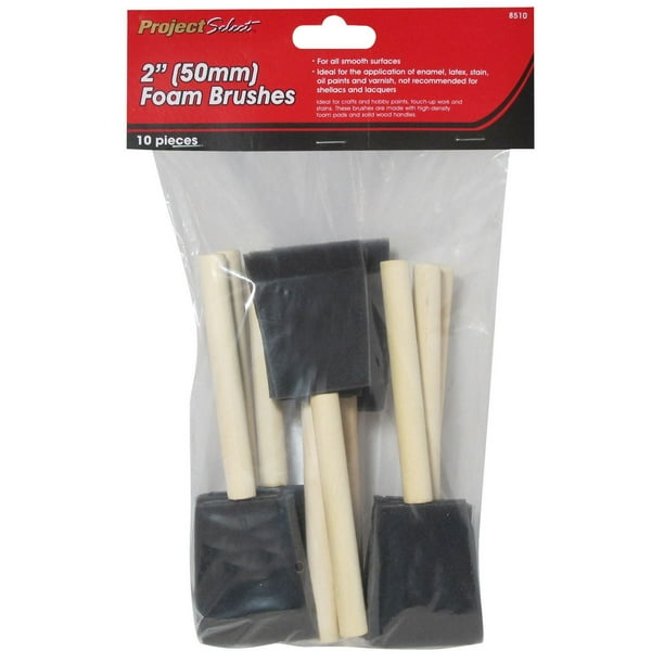 Project Select 2" Foam Brushes, Pack of 10 - Walmart.ca