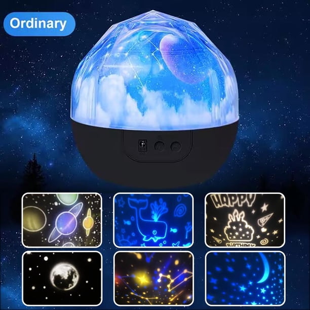 Proyector mágico de cielo estrellado para niños y bebés, lámpara LED ...