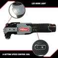 Hyper Tough 12V Max Lithium-Ion Brushless Oscillating Multi-Tool with 1 ...