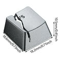 Aluminumn Metal Keycap Metal Engraving Customization Keycap Corrosions ...