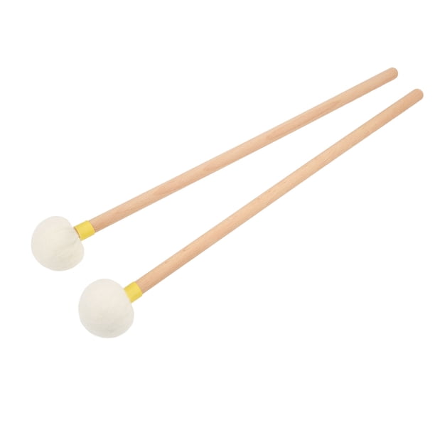 Kit de Maillet de Tambour, 2pcs Tambour Maillet Feutre Tambour Maillet ...