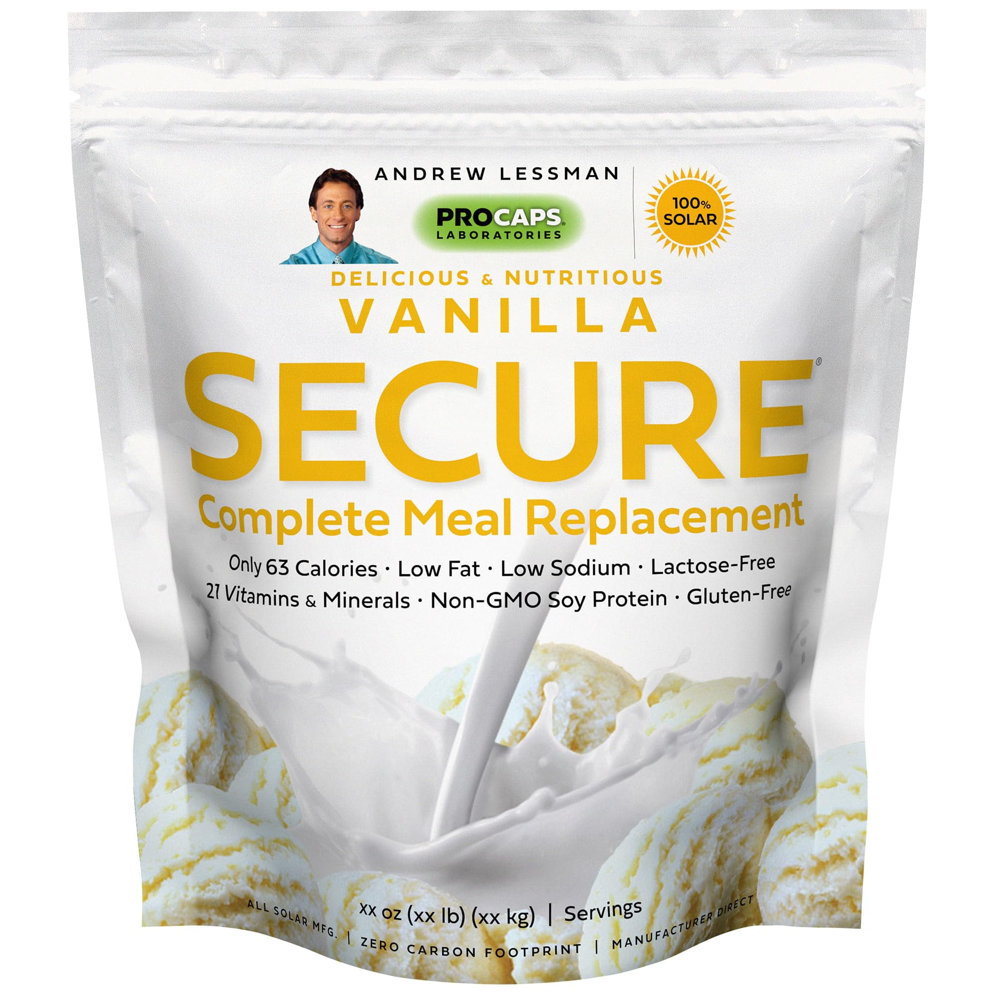 Andrew Lessman Secure Soy Complete Meal Replacement – Vanilla 100 ...