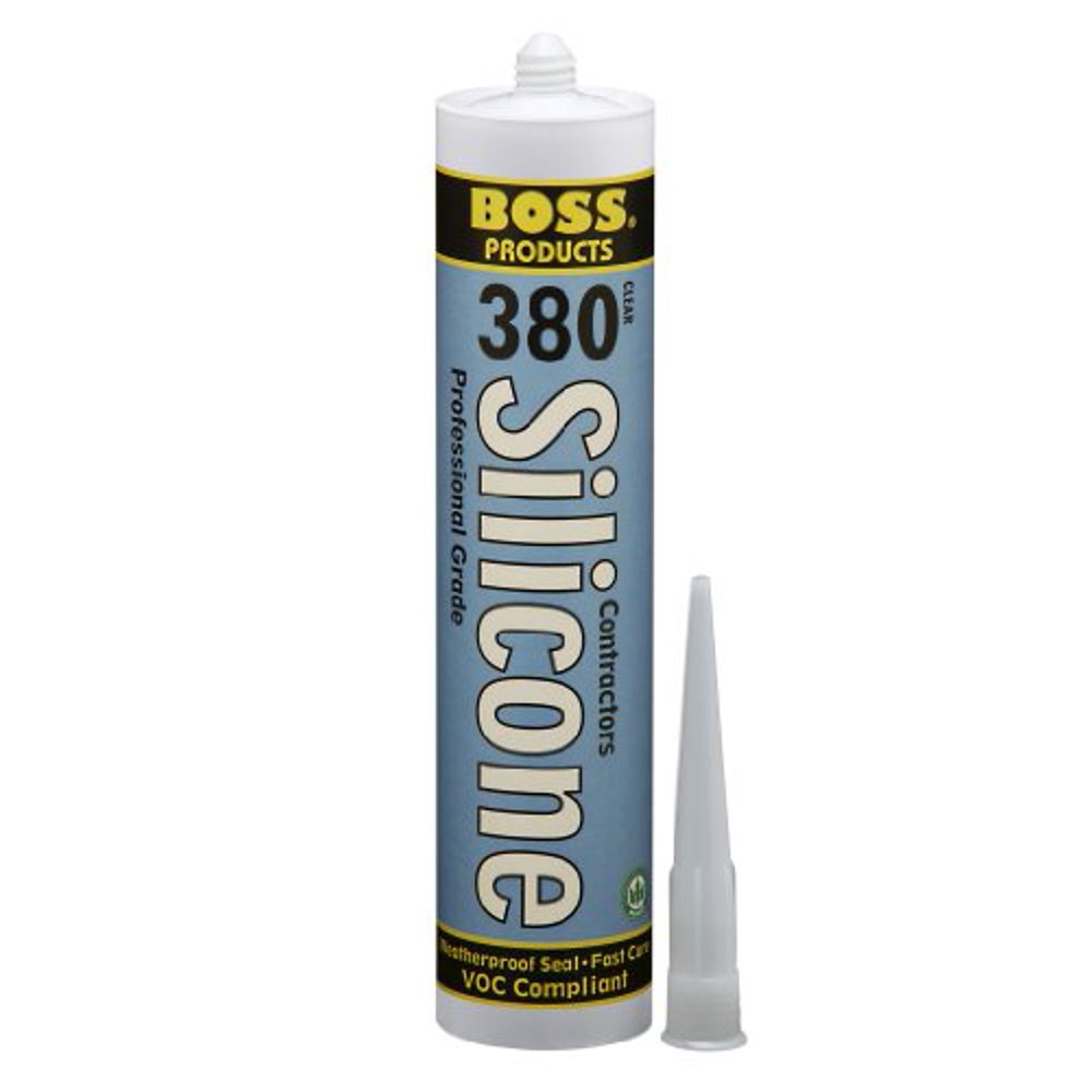 Boss Products 380 Contractor's 100-Percent RTV Silicone Sealant, 10 ...