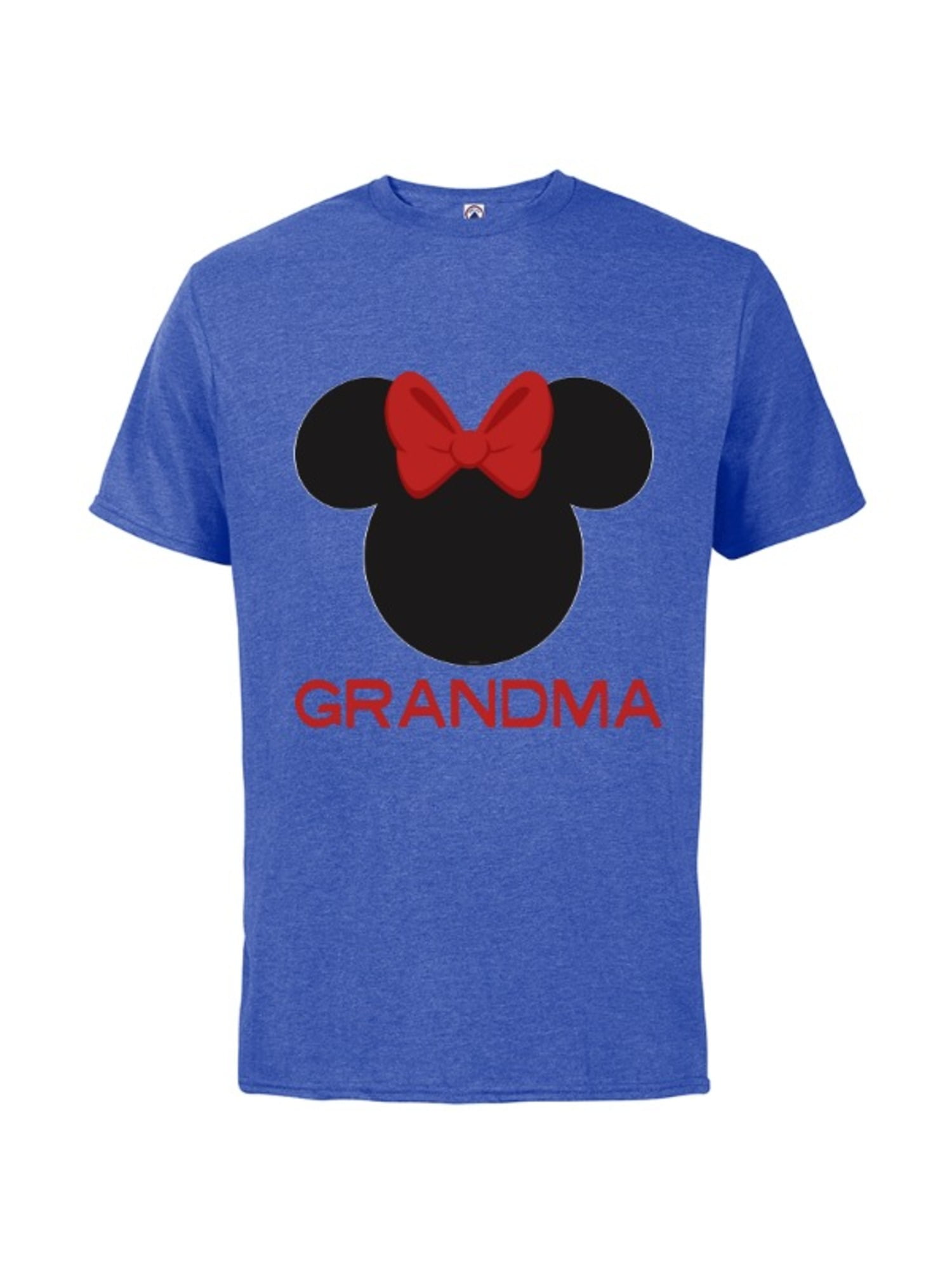Disney Minnie Mouse Grandma Family - Short Sleeve Cotton T-Shirt for ...