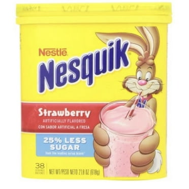 NESQUIK Strawberry Powder 8 oz. Tub - Walmart.com