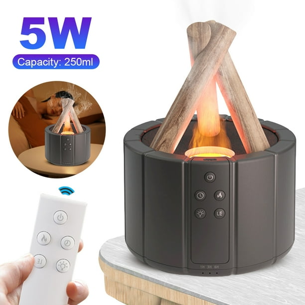 Difusor Aceite Esencial Aromaterapia Hoguera Fuego Llama Fogata 250 Ml ...