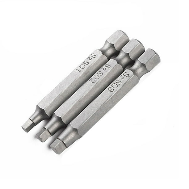 OOKWE Square Drill Bit Set with Magnetic Heads Square Screwdriver Bit ...