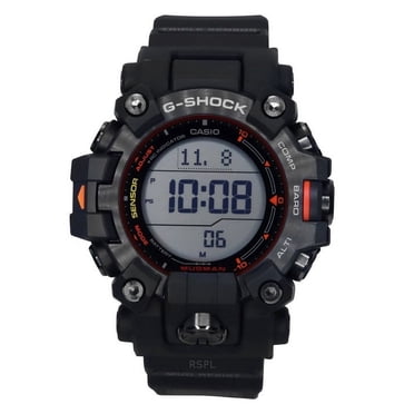 Casio G-Shock Mudman Men's Watch, Orange/Black Resin Strap, Solar, 200M ...