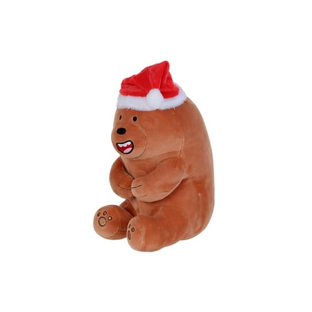 MINISO We Bare Bears Christmas Plush Grizz Stuffed Soft Toy | Walmart ...