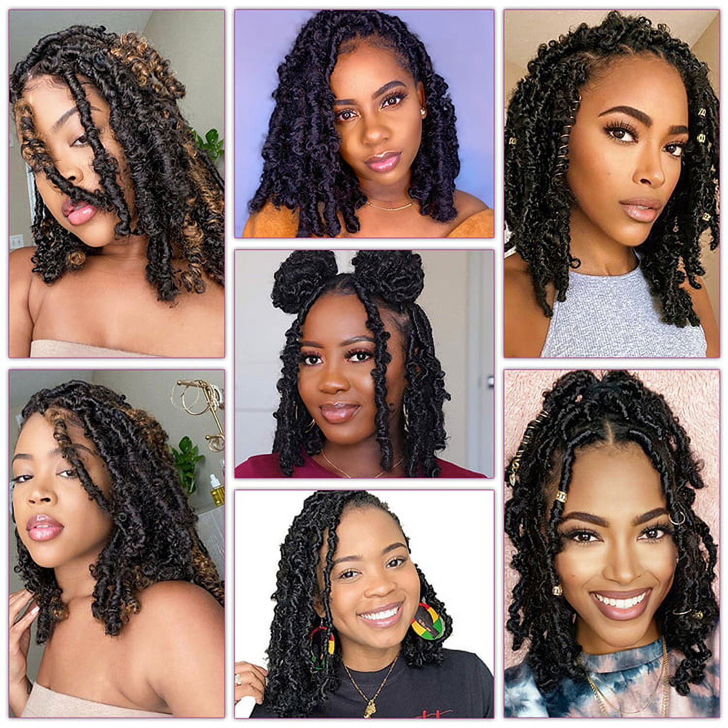 Fayasu 12-inch Butterfly Locs Crochet Hair - 6 Packs Nepal | Ubuy