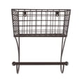 DII Rustic Farmhouse Bathroom Decor, Metal Storage, Small Towel Bar ...
