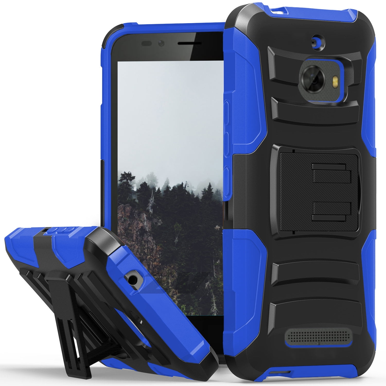 Coolpad Defiant Case, ZV Heavy Duty Armor Case - Dual Layer Protective ...
