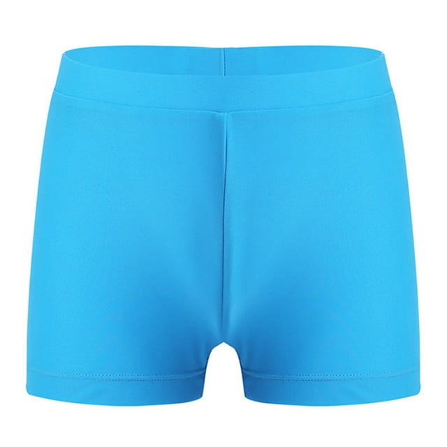 IEFIEL Kids Girls Solid Color Swimming Shorts Bottoms Sports Gymnastics ...