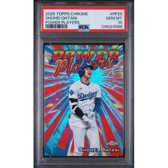 Graded 2025 Topps Now Shohei Ohtani #307 Baseball Card PSA 10 Gem Mint ...
