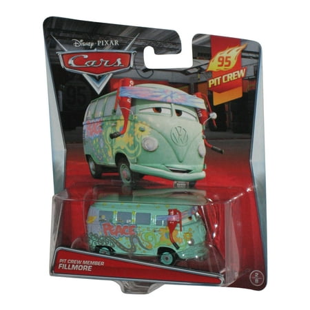 Disney Pixar Cars Movie 95 Pit Crew Member Fillmore Toy Car | Walmart ...