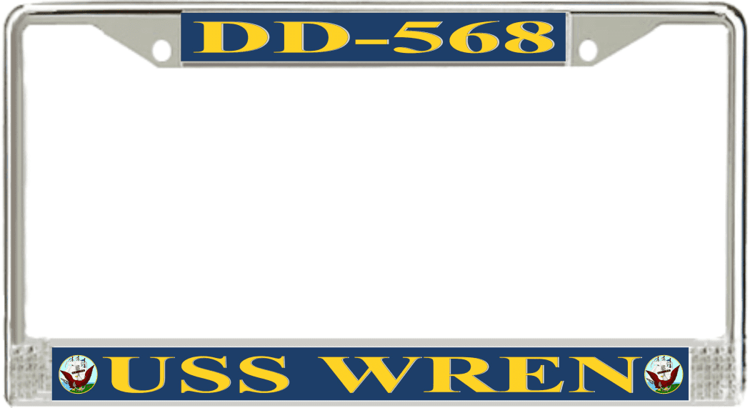 USS Wren DD-568 License Plate Frame - Walmart.com