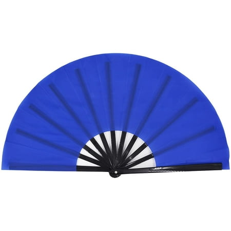 Large Folding Fan, Chinease/Japanese Folding Nylon Cloth Hand Fan ...