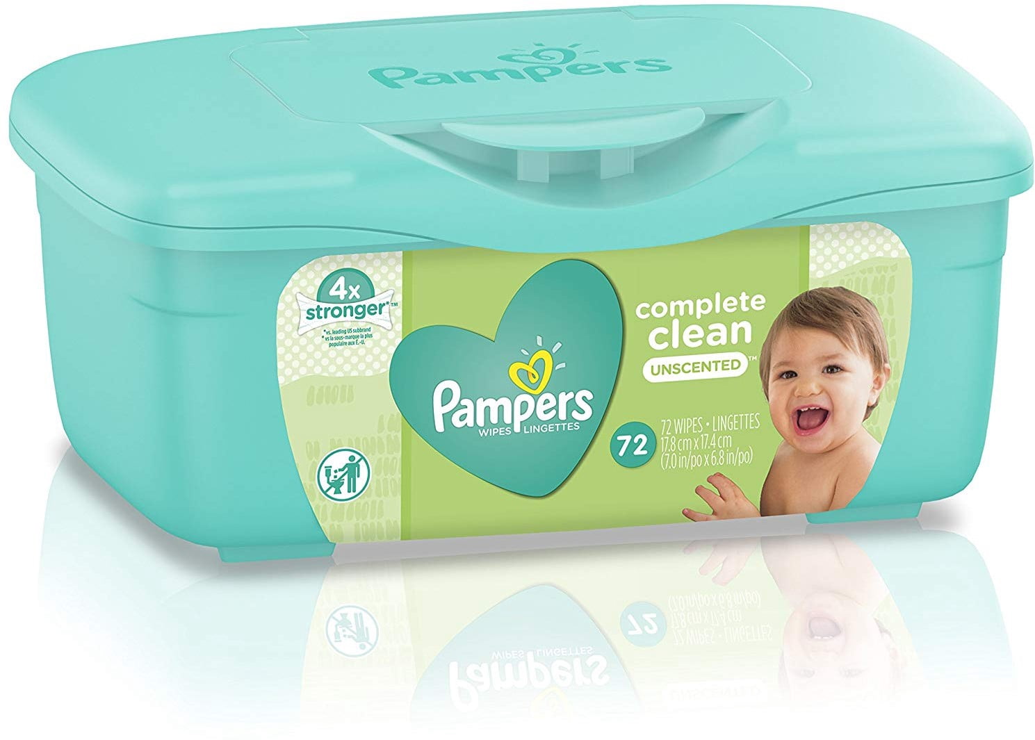 4 Pack Pampers Baby Wipes Complete Clean Unscented 72 Ea Walmart 4 Pack Pampers Baby Wipes Complete Clean Unscented 72 Ea Walmart