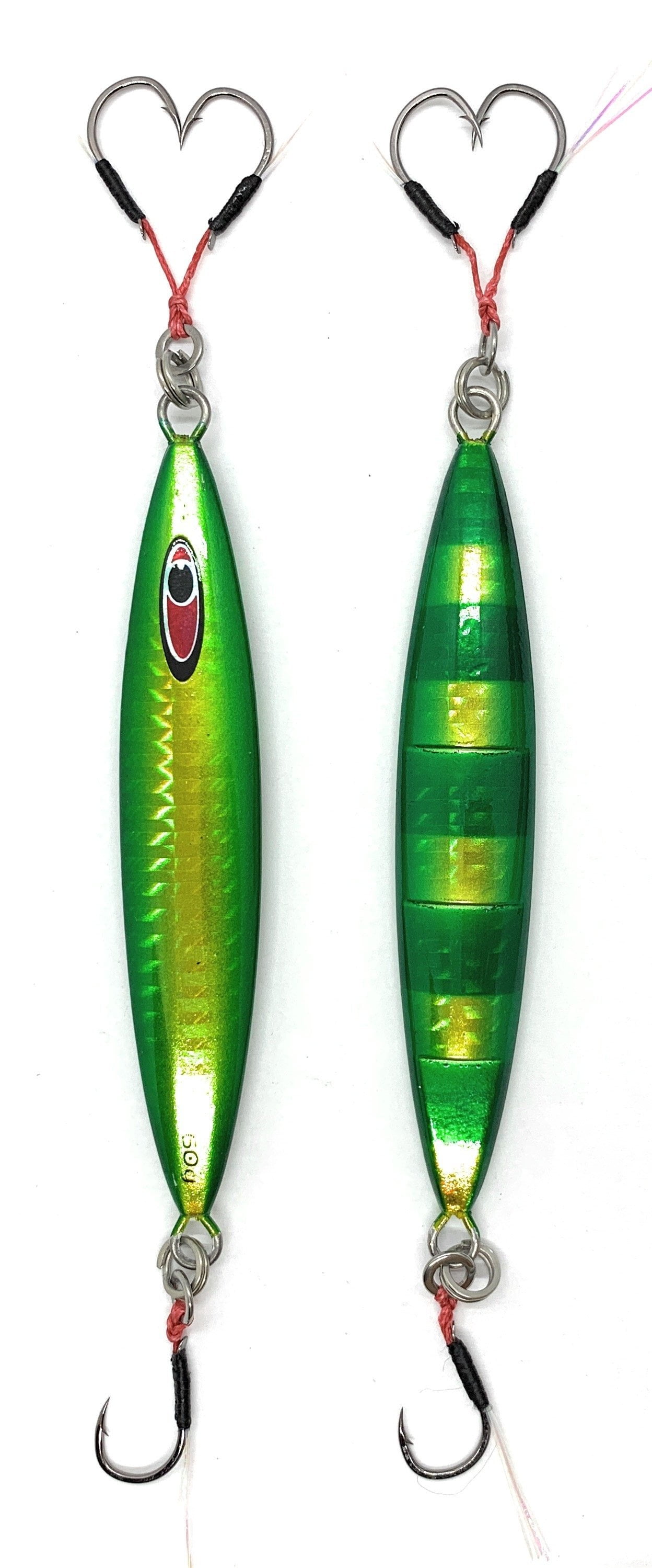 Seafloor Control Tiny Spunky Lightweight Metal Jig with Assist Hooks ...