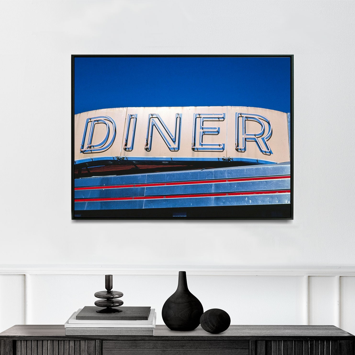 Red Robin Diner Sign, Route 17C, Johnson City, New York - 1988 | John ...