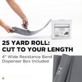 Resistance Band 25 Yard Roll, Non-Latex Professional Elastic Stretch ...