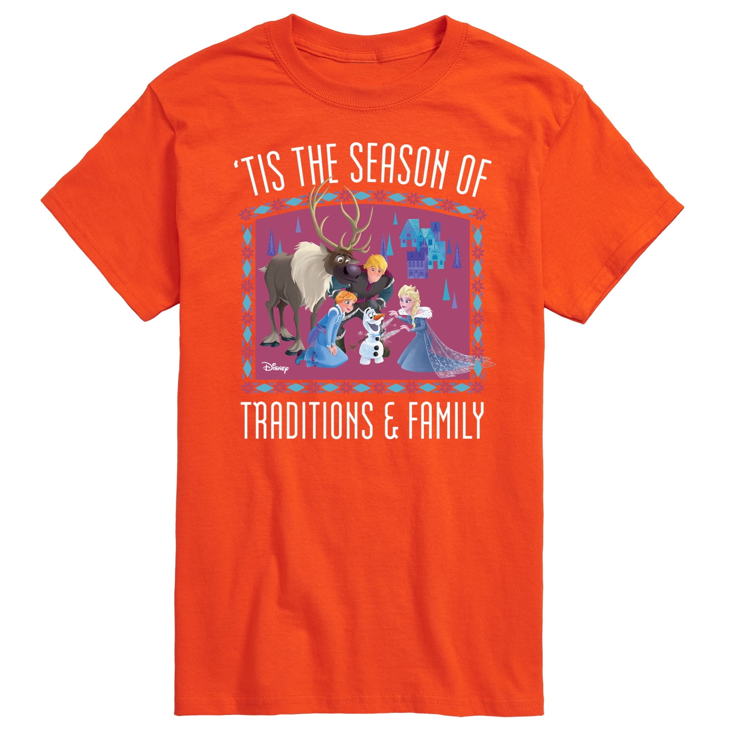 Frozen 2 - Tis The Season - Men's Short Sleeve Graphic T-Shirt ...