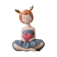 Axioma Creative Girl Figurine Statue Resin Collectible Cute Art ...