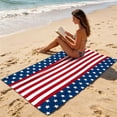 Hodwiequ Beach Towel Backpack Soft Absorbent Beach Blanket Travel ...