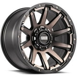 Grid OffRoad Custom Wheel for 20x10 inch Offset Matte Black Machined ...