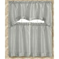Bermuda Ruffle Kitchen Curtain Tier Set - Walmart.com