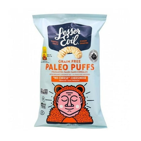 Lesser Evil - Organic Paleo Puffs - "No Cheese" Cheesiness, 142g ...